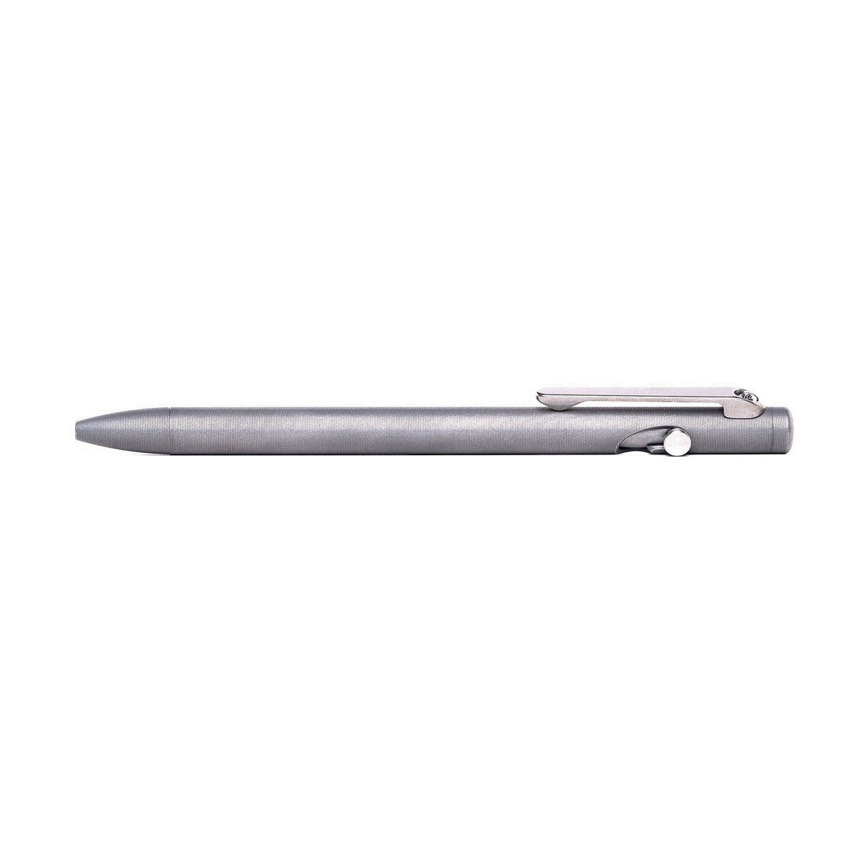Tactile Turn Slim Bolt Action Titanium Stonewashed Pen – Mukama