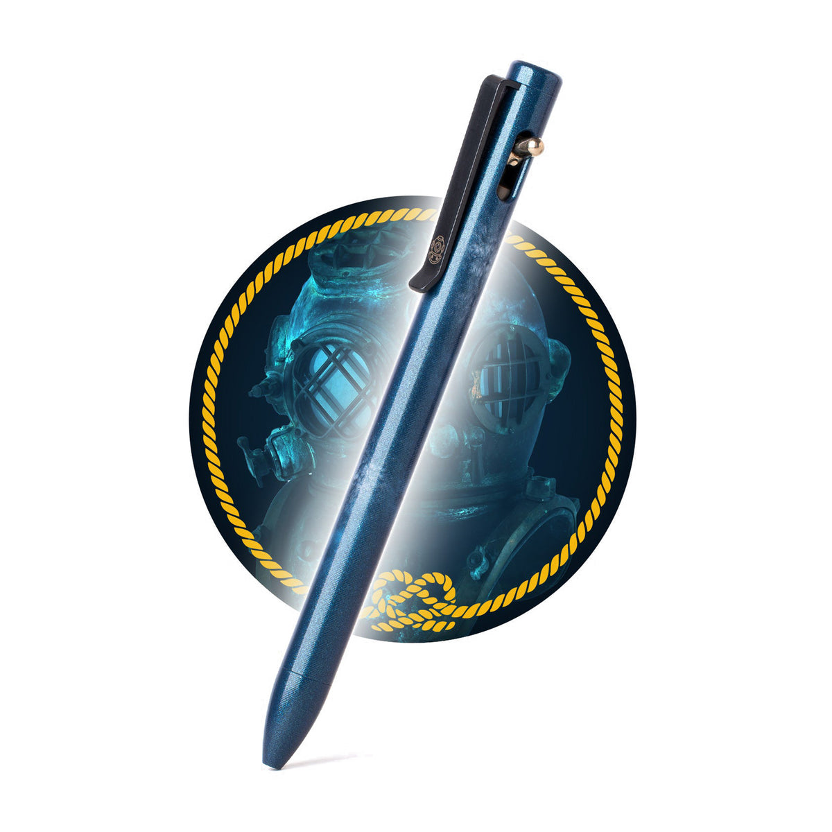Tactile Turn Switch Titanium Deep Sea Pen – Mukama