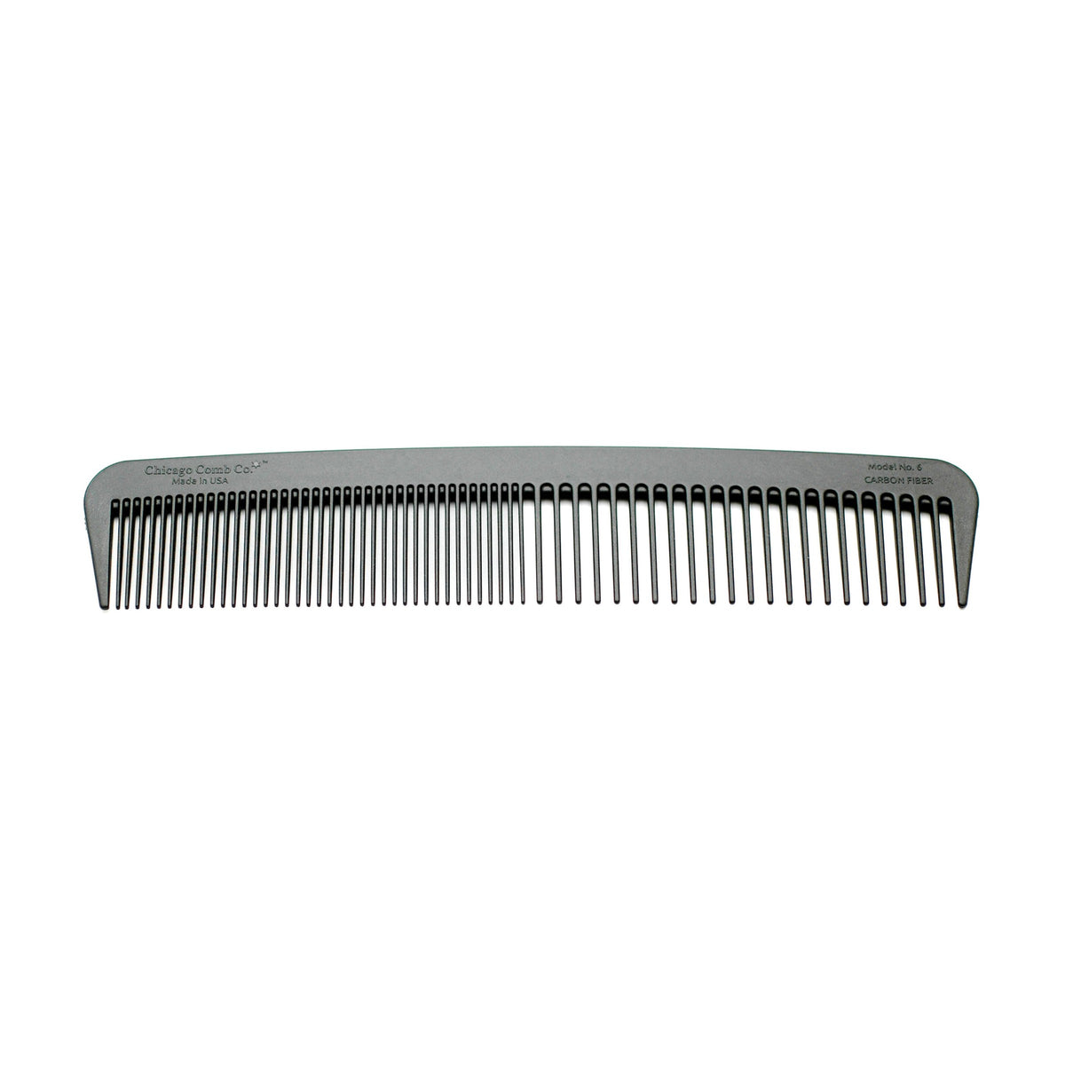 Chicago Comb Co. Model No. 6 Carbon Fiber Comb – Mukama