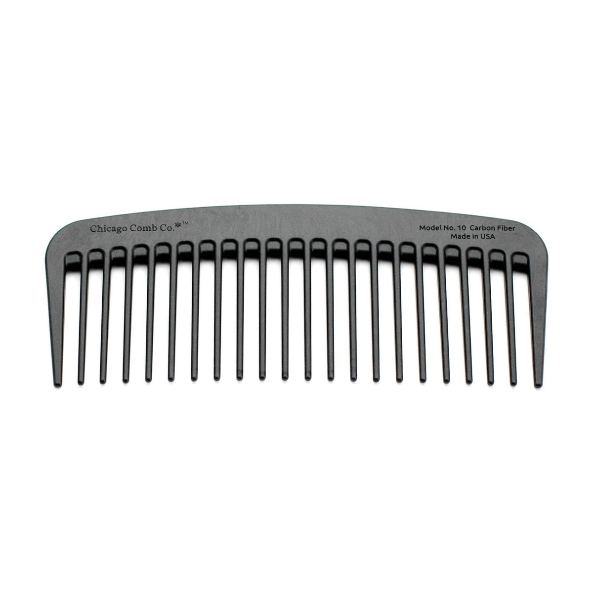 Chicago Comb Co. Model No. 10 Carbon Fiber Comb – Mukama