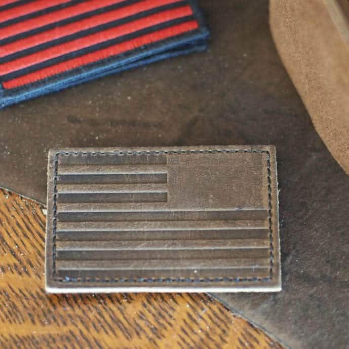 Goruck Reverse Flag Patch Leather – Mukama