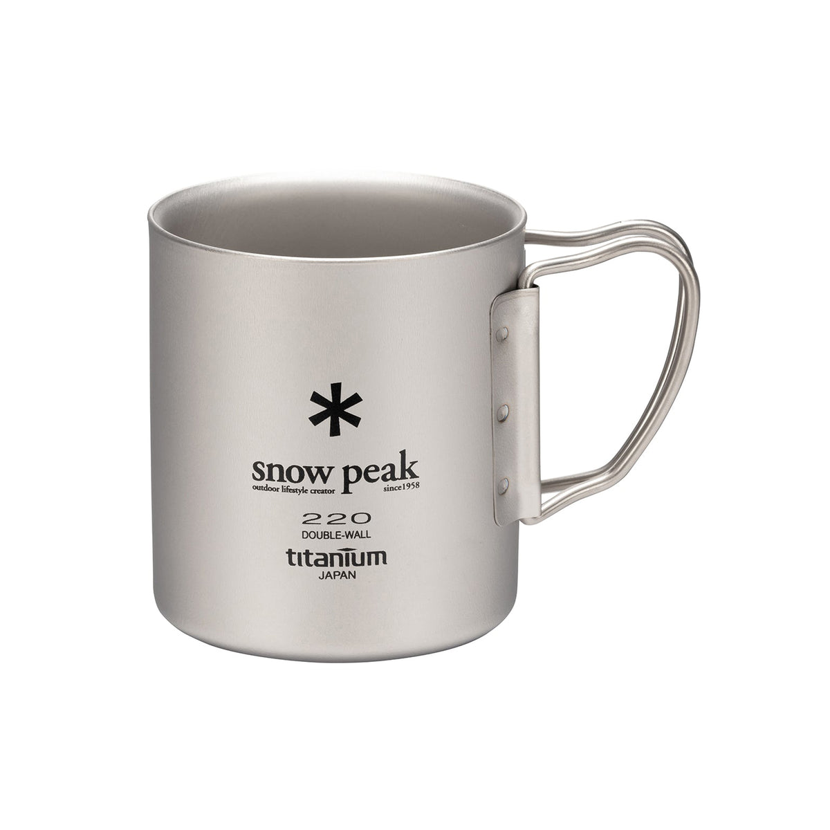 Snow Peak Titanium Double Wall Mug 220 ml – Mukama