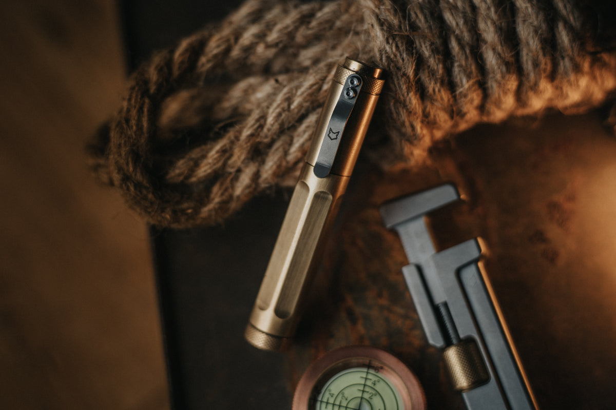 Silver Fox Tools Sharpie Mini Caddy Brass – Mukama