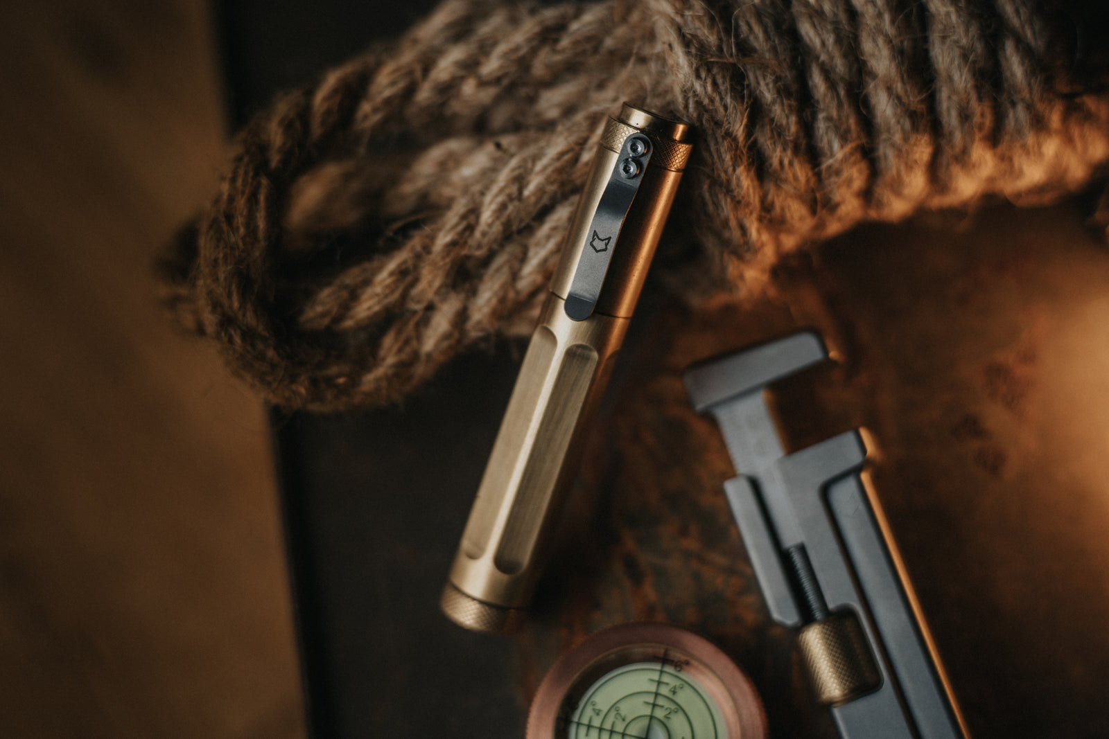 Silver Fox Tools Sharpie Mini Caddy Brass – Mukama