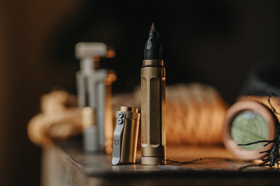 Silver Fox Tools Sharpie Mini Caddy Brass – Mukama