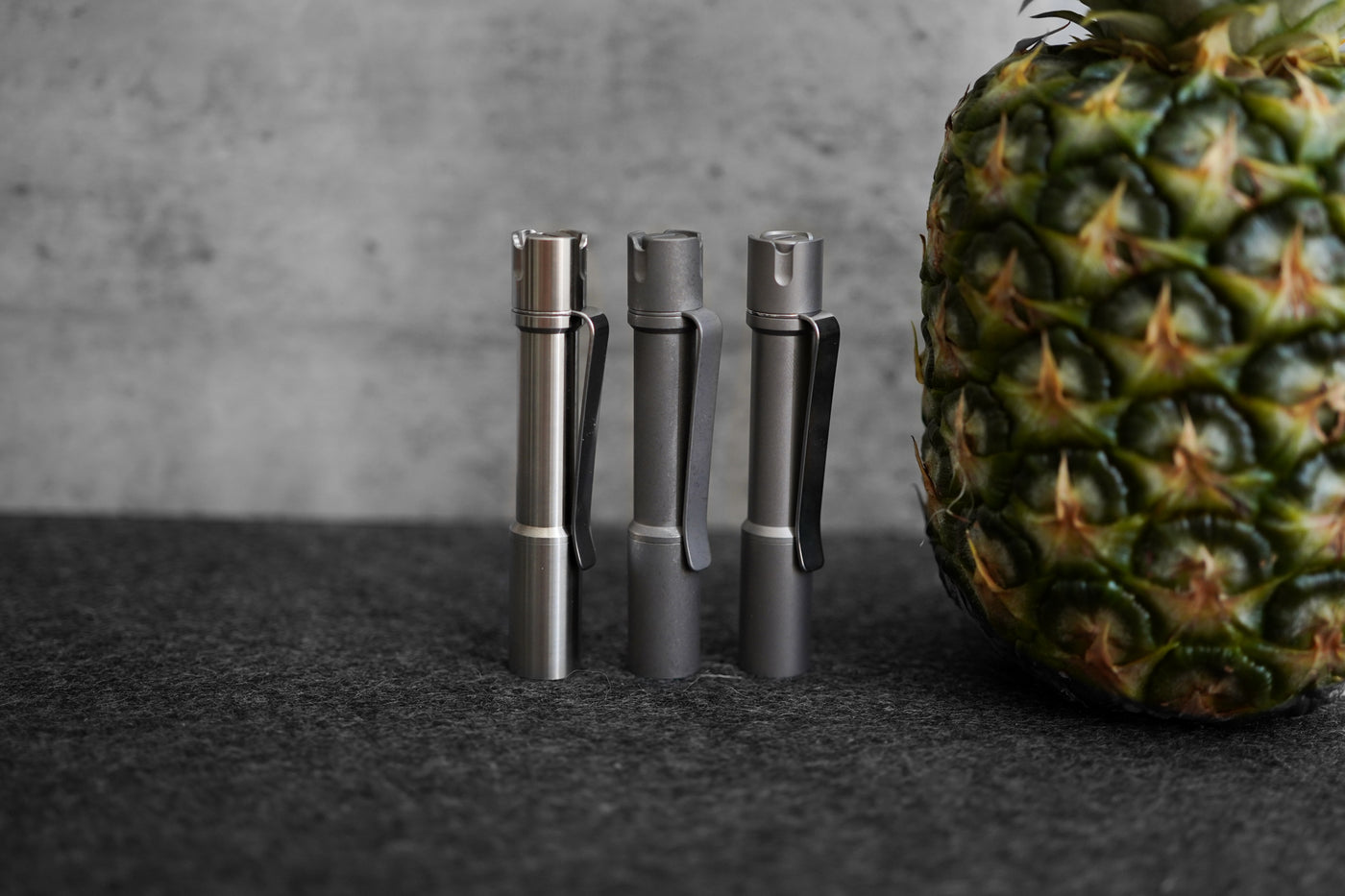 ReyLight Pineapple Mini Titanium Smooth Flashlight – Mukama ReyLight Pineapple Mini Titanium Smooth Flashlight – Mukama