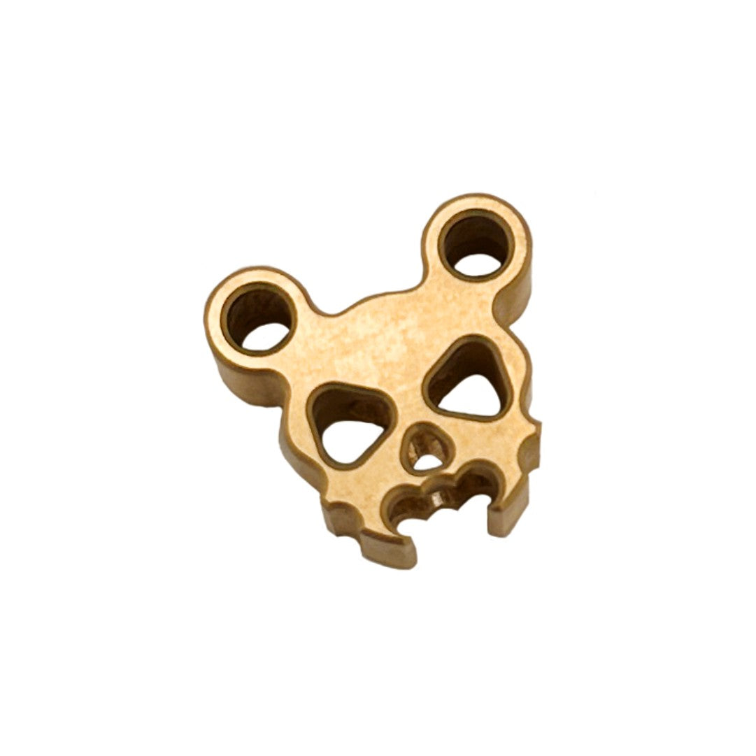 GiantMouse Morbid Mouse Bead Brass – Mukama