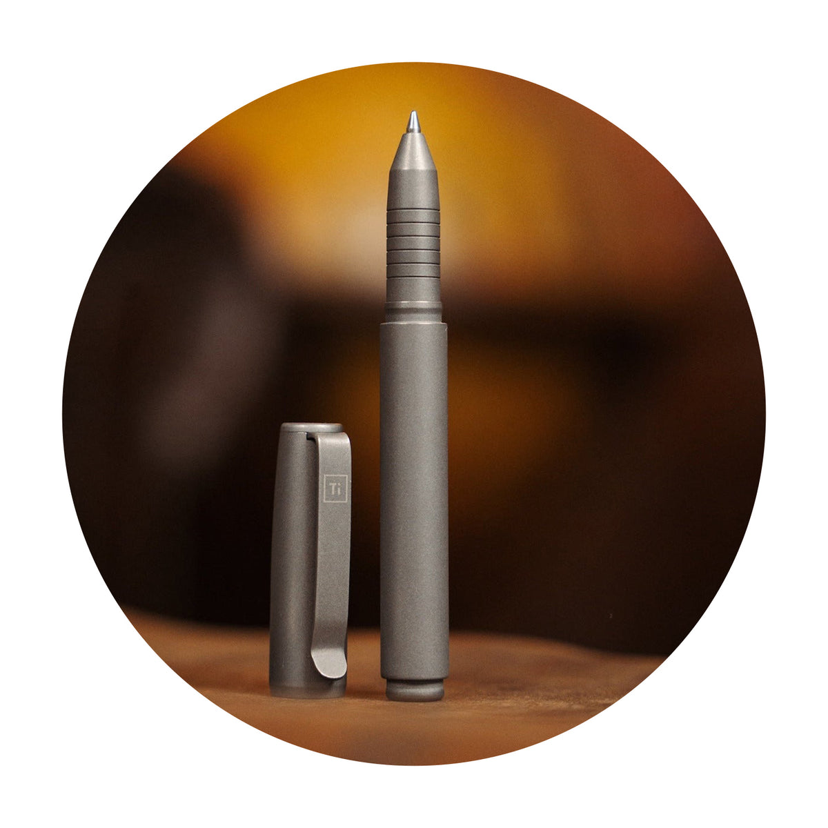 Big Idea Design Base Line Capped Titanium Pen – Mukama